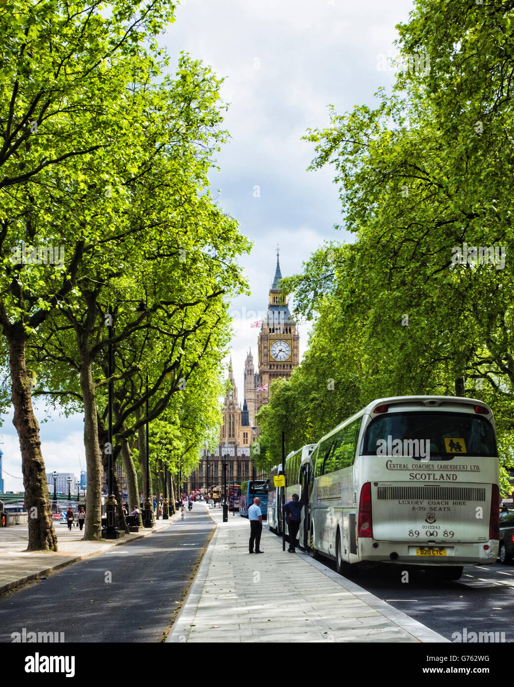 London Cycle Super Highway , two lane cycle path along Thames riverside ...