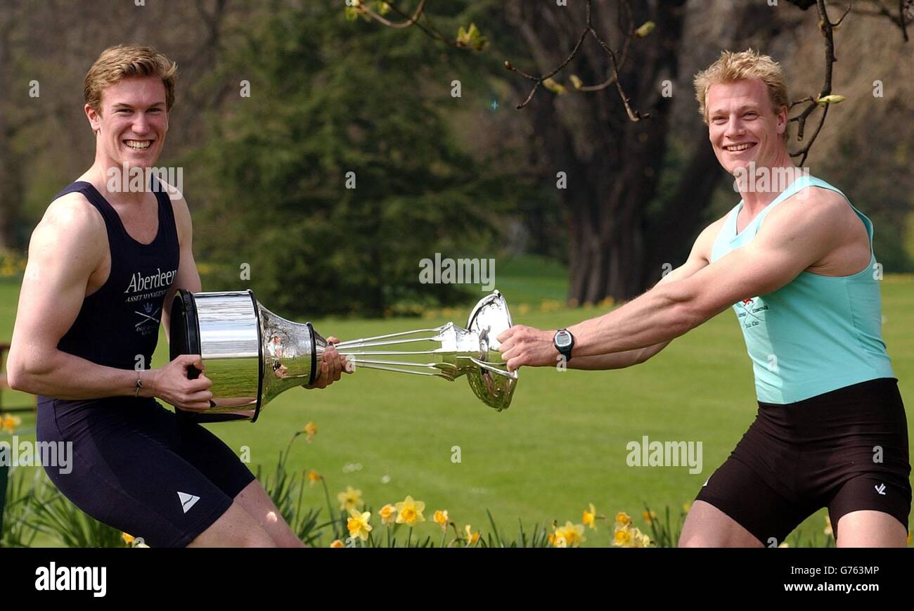 Cousins Andrew Dunn (left) in the Oxford University crew and Richard ...