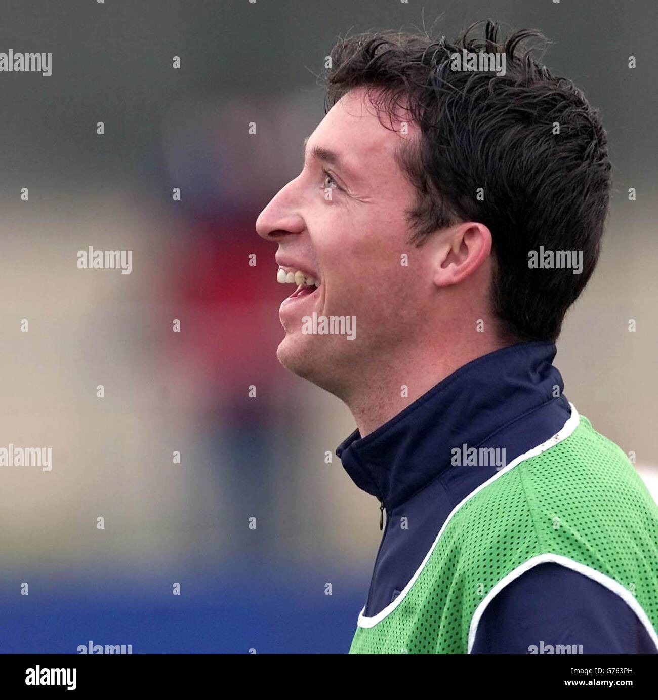 Robbie Fowler at England training Stock Photo - Alamy