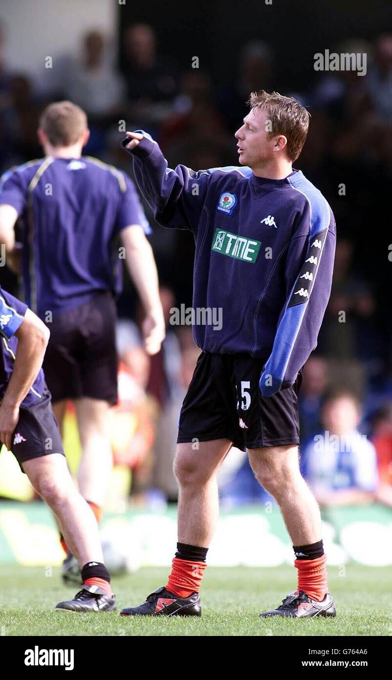 Blackburn Rovers captain Criag Hignett Stock Photo - Alamy