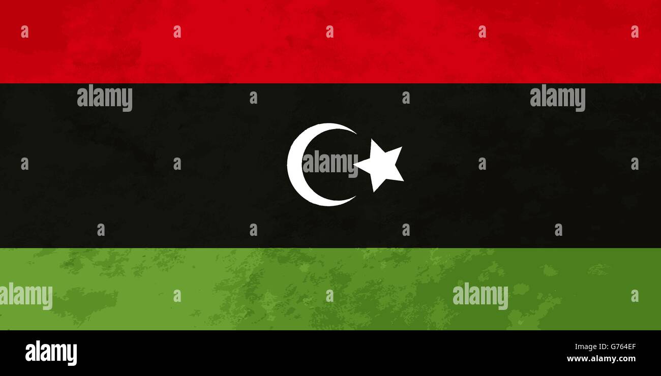 Libya flag design hi-res stock photography and images - Alamy