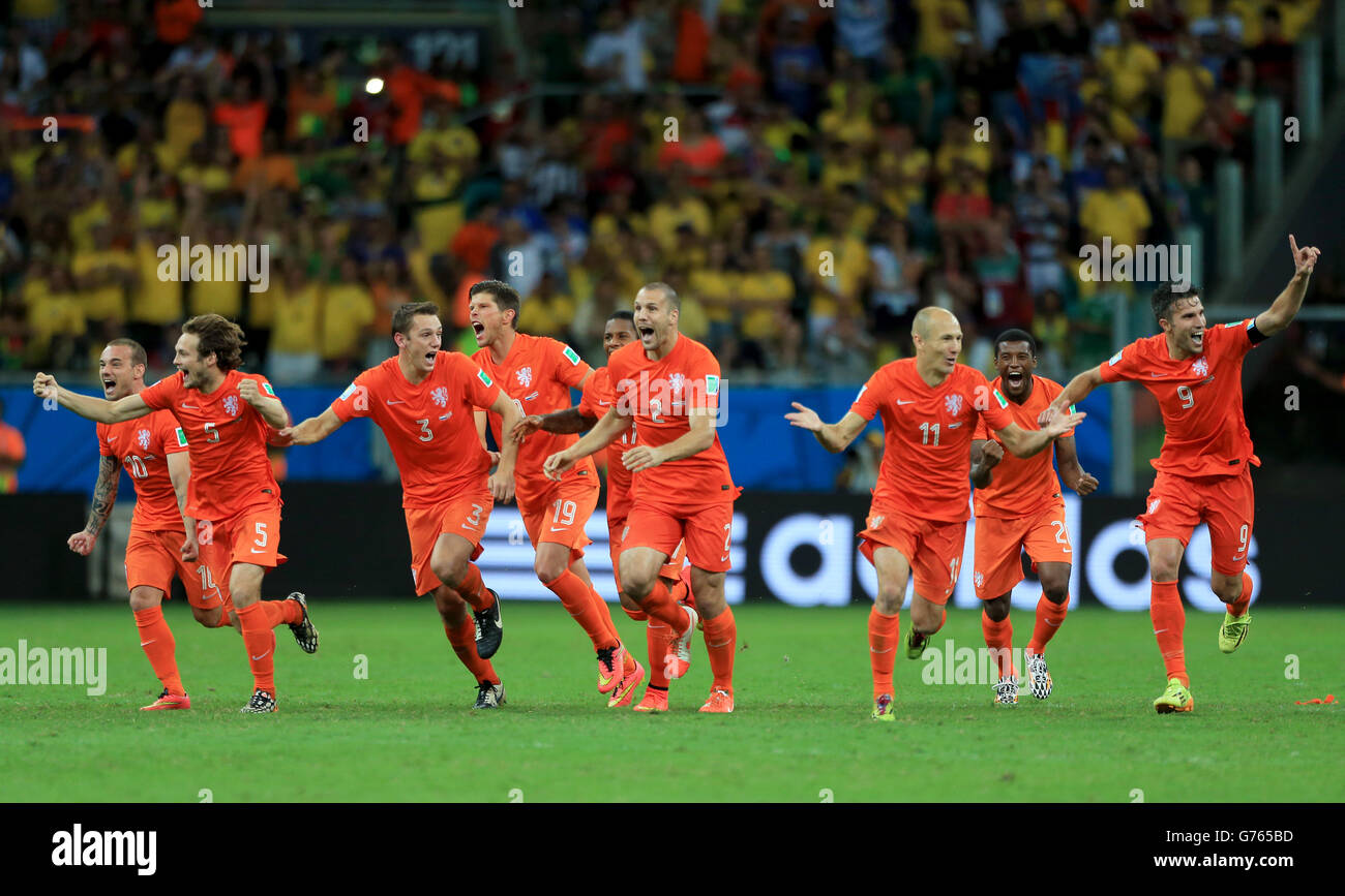 Soccer - FIFA World Cup 2014 - Quarter Final - Netherlands v Costa Rica ...