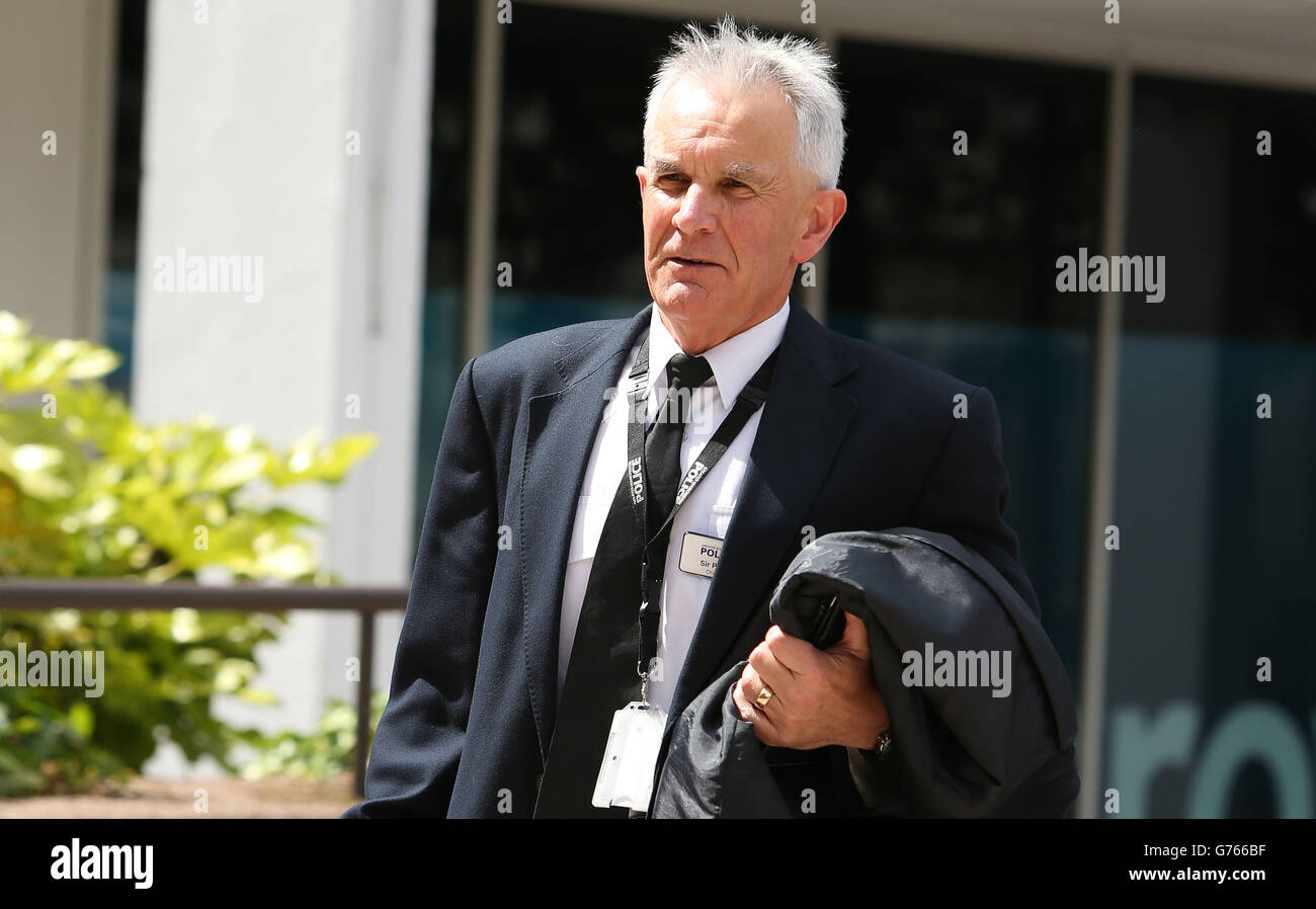 Greater Manchester Police chief constable Sir Peter Fahy arrives at ...