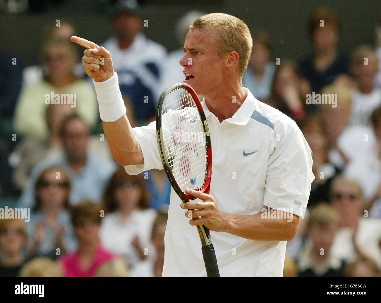 Hewitt win Wimbledon Stock Photo - Alamy