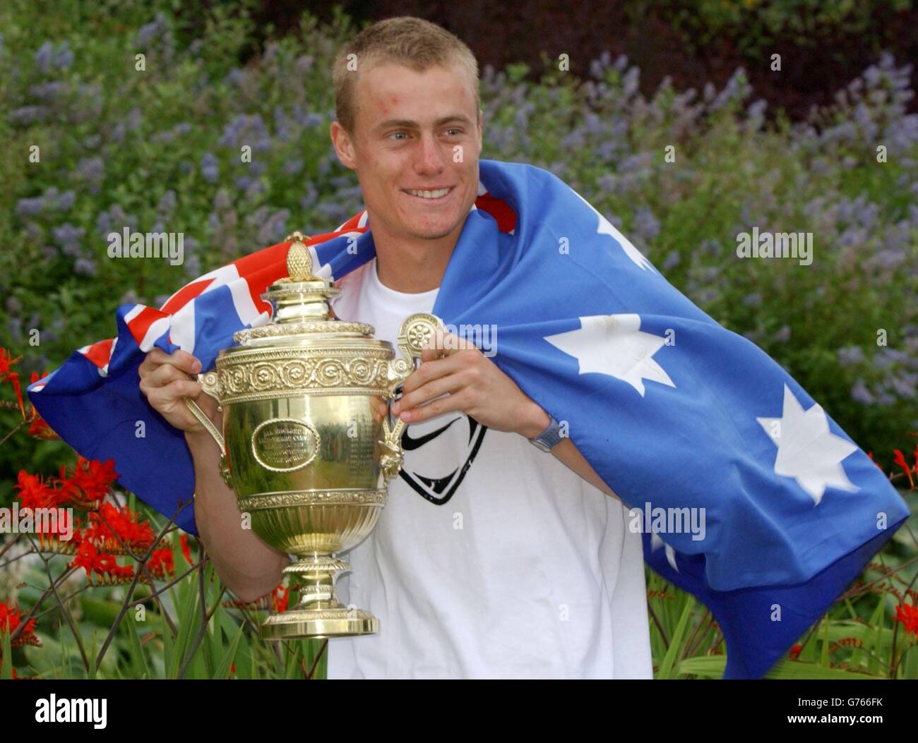 Hewitt Wimbledon trophy Stock Photo - Alamy