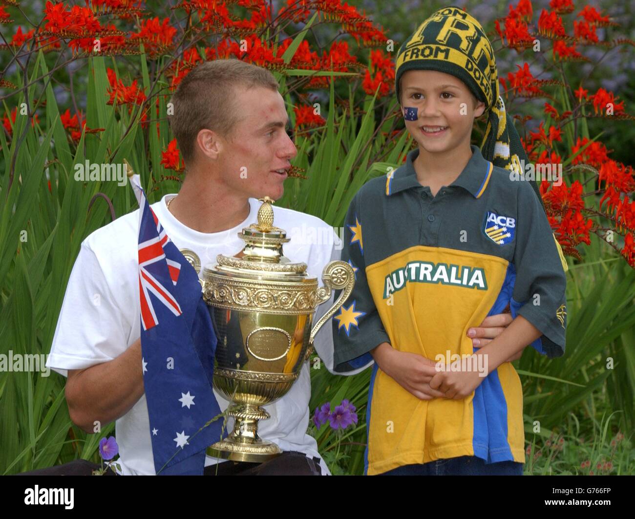 Hewitt Wimbledon trophy Stock Photo - Alamy