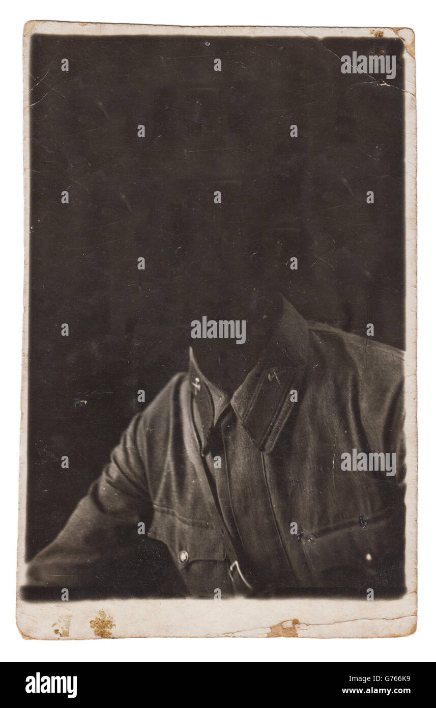 Vintage portrait photo isolated on white background Stock Photo - Alamy