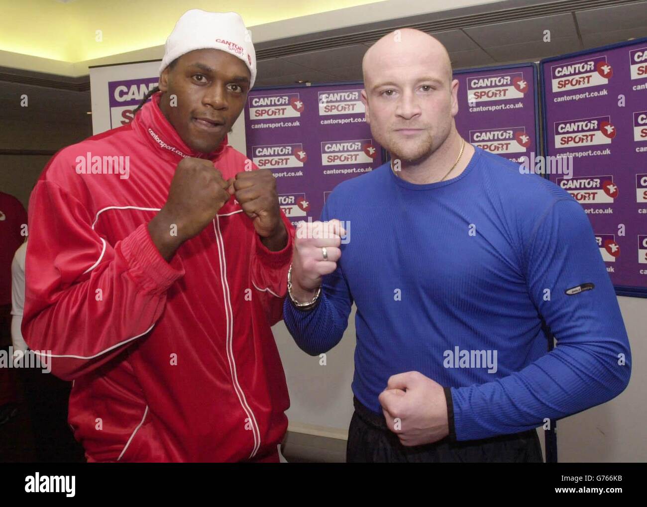 Audley Harrison and Dominic Negus Stock Photo - Alamy
