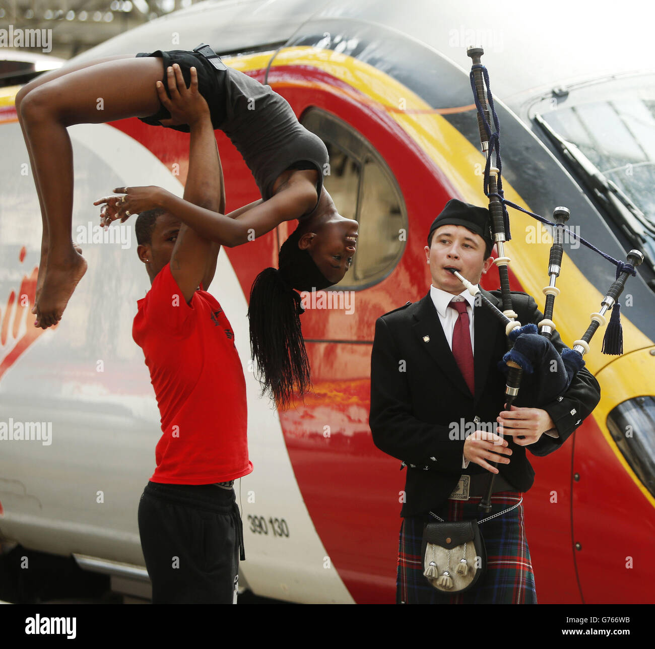 (Left - right) Rodney Isaac and Jessica Augustus from the OYO dance ...