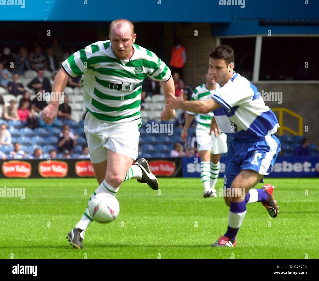 John Hartson - QPR v Celtic Stock Photo - Alamy