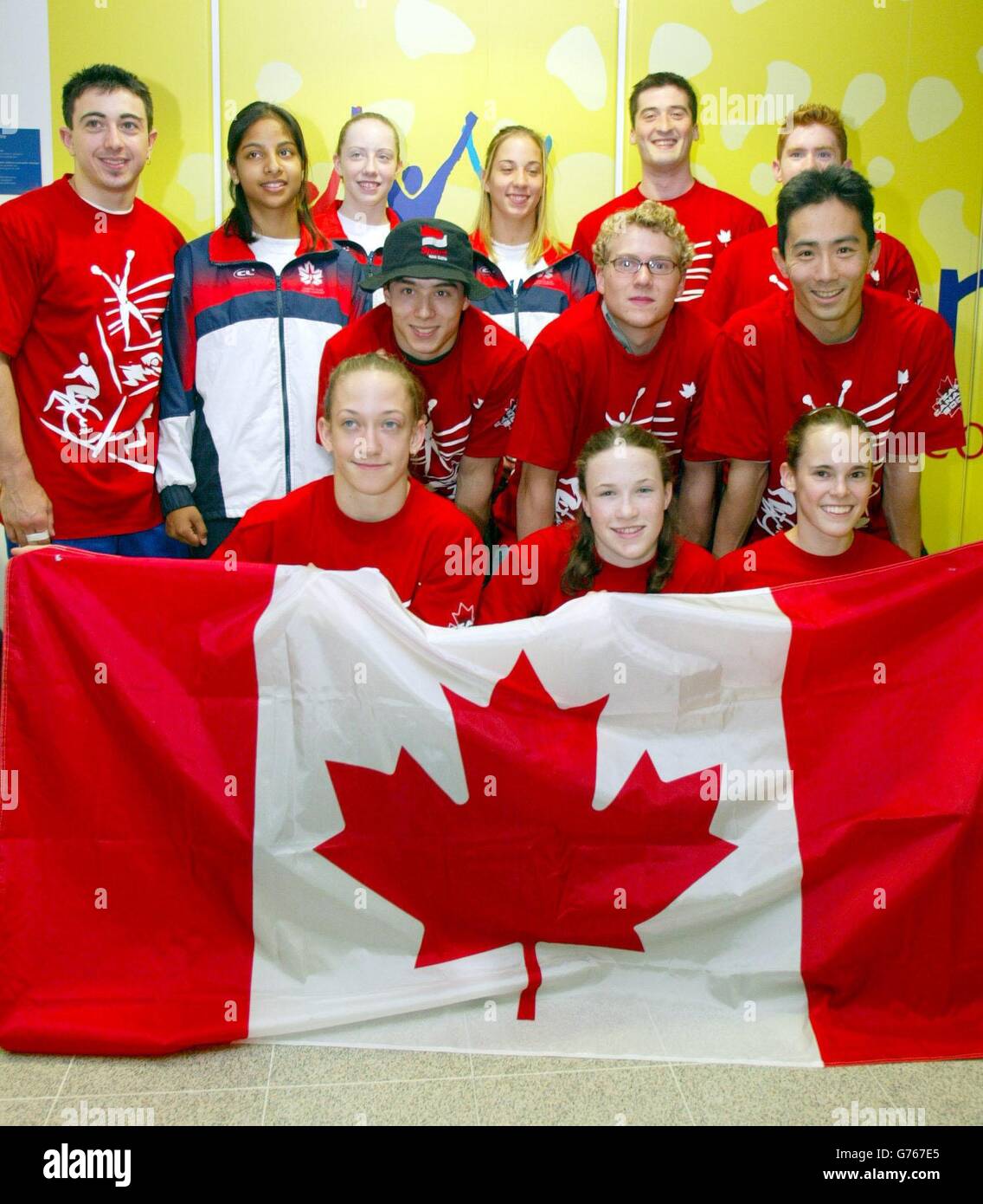 Members of the Canadian gymnastics squad Stock Photo - Alamy