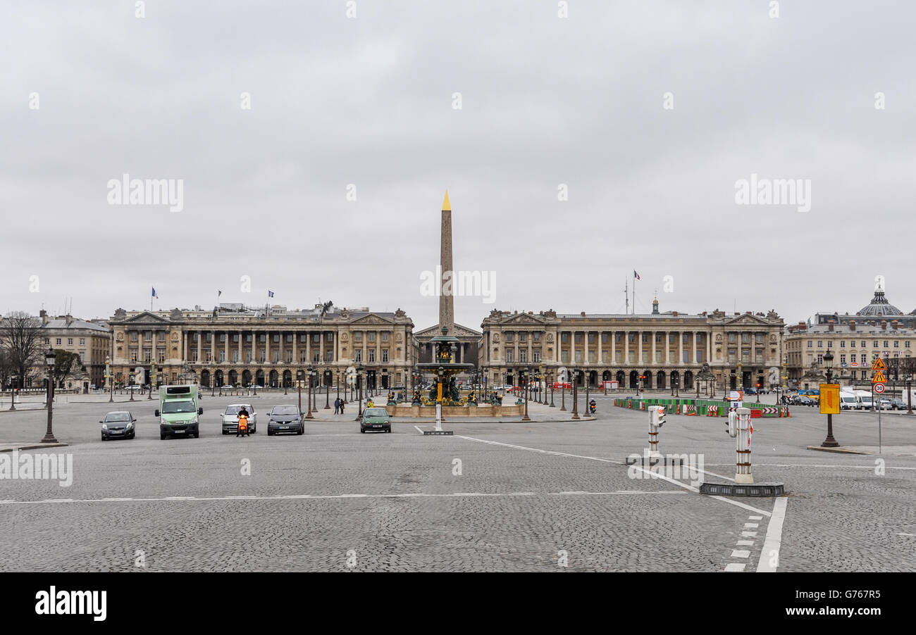 Concorde Square in Paris, France Stock Photo - Alamy
