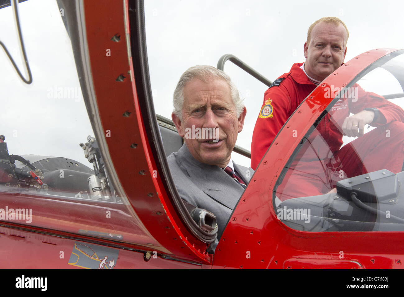 Prince wales shown air hi-res stock photography and images - Alamy