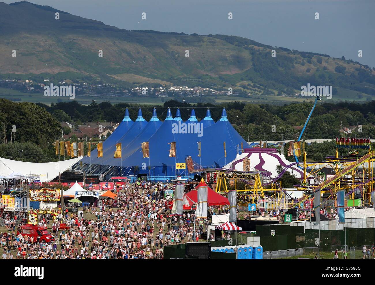 Slam tent t in the park hi-res stock photography and images - Alamy