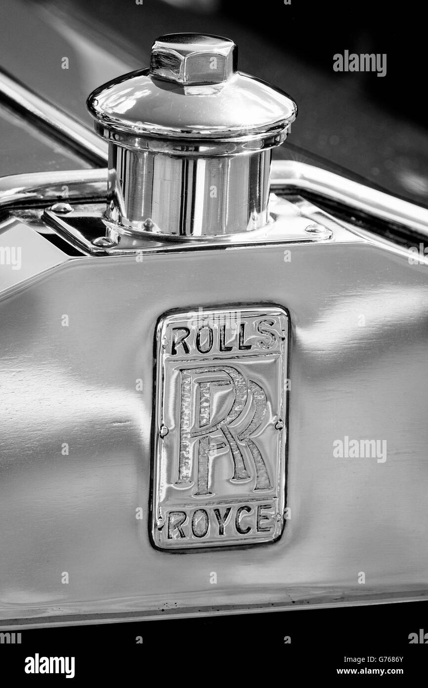 Brass Rolls Royce Radiator Featuring the name plate bearing the name ...