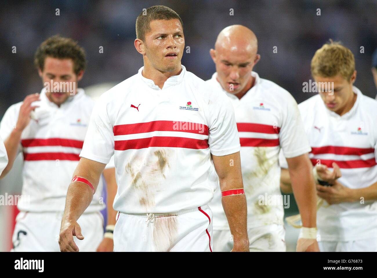 Englands (l/r) Ben Gollings, Henry Paul, Phil Greening and Nick ...