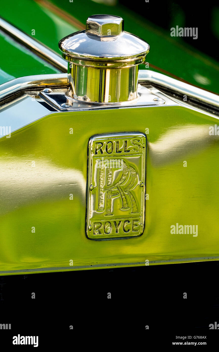 Brass Rolls Royce Radiator Featuring the name plate bearing the name ...