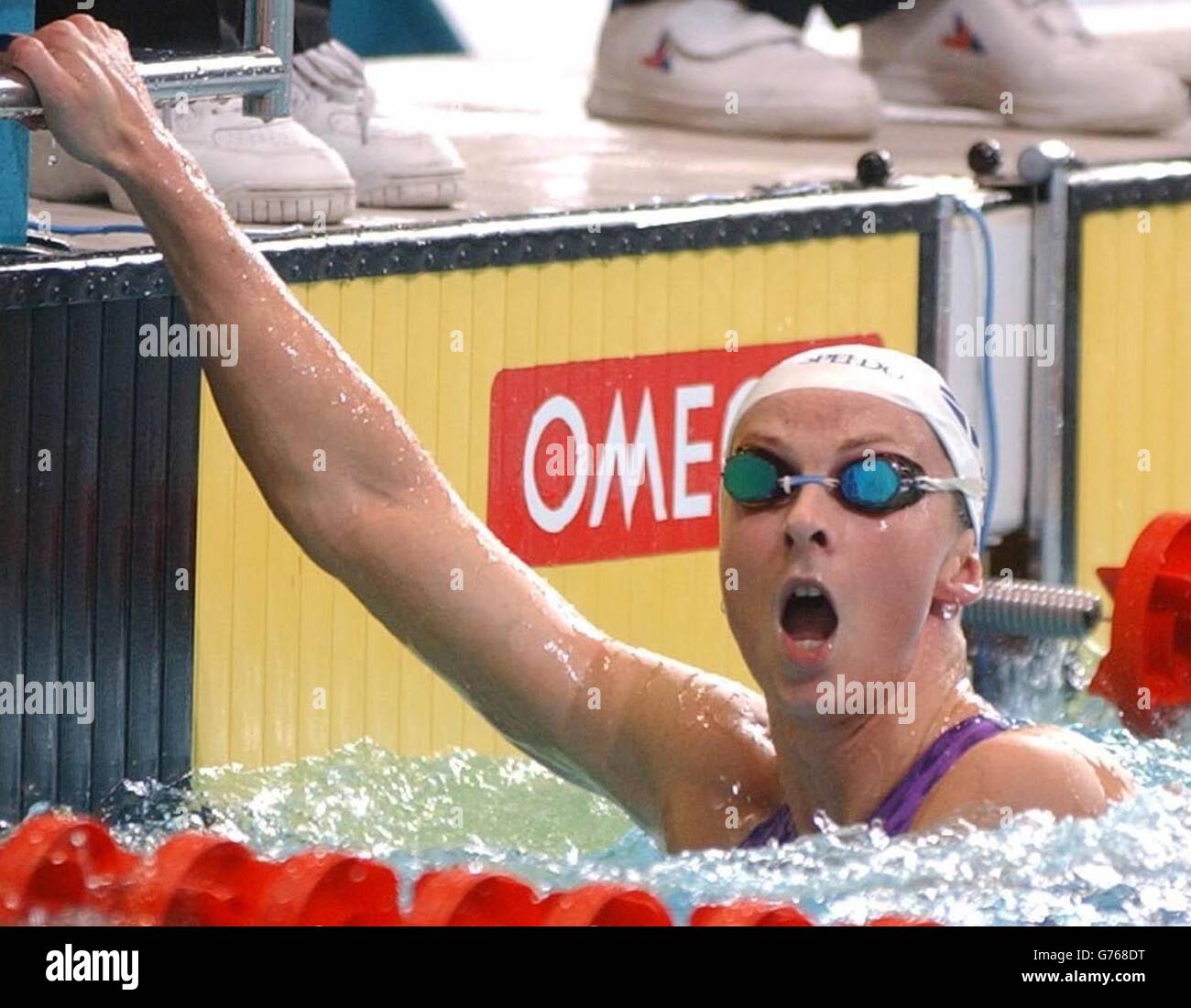 Scotland's Alison Sheppard after winning gold in the Women's 50m ...