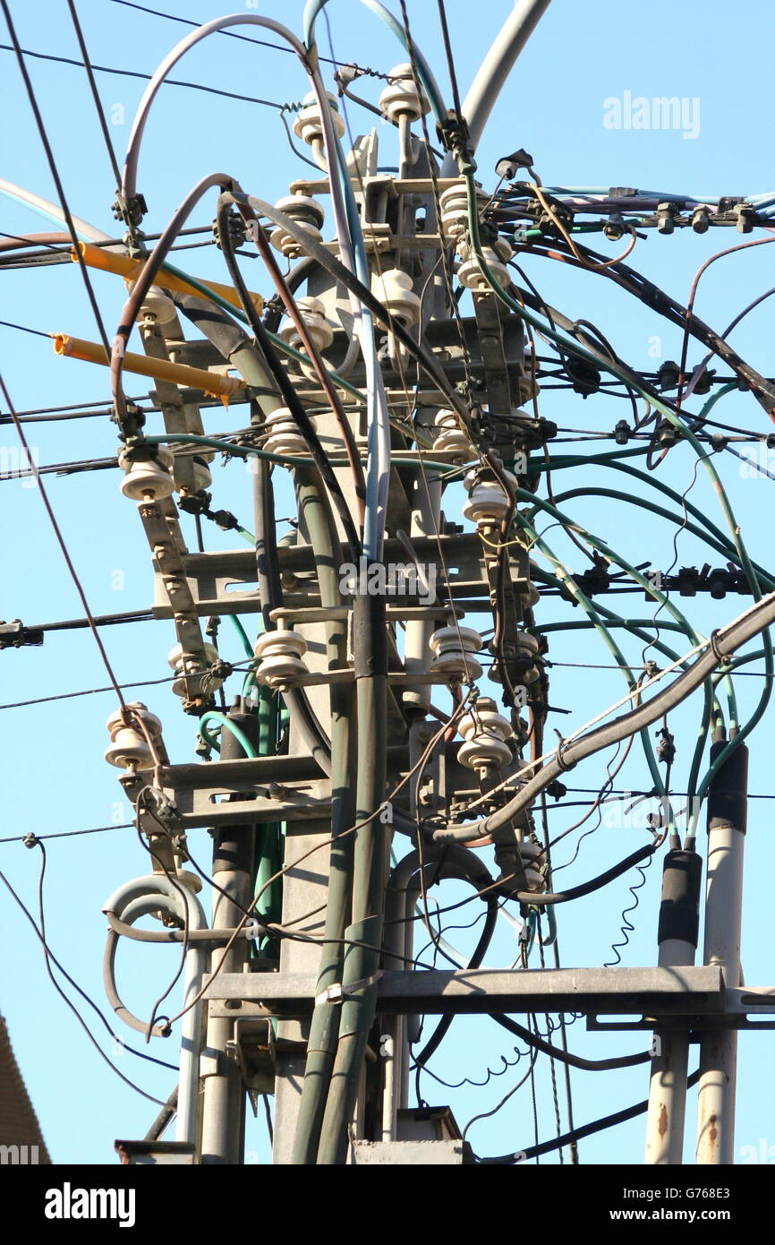 Powers pole hi-res stock photography and images - Alamy