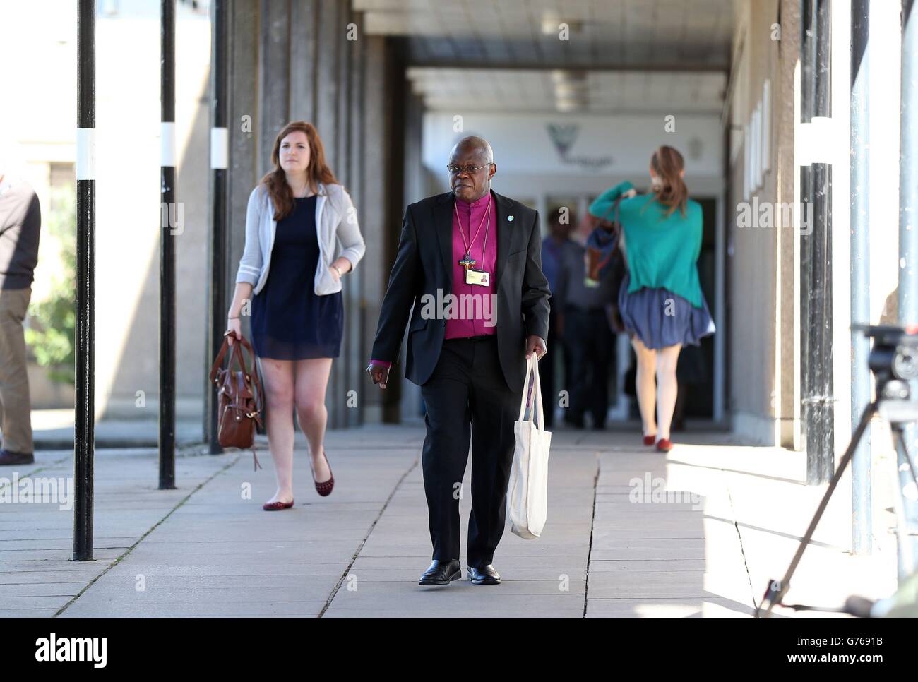 The Archbishop of York Dr John Sentamu arrives for the General Synod of ...