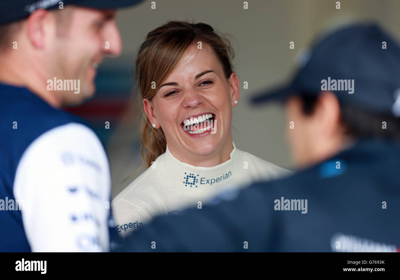 Williams Susie Wolff during the paddock day at Silverstone Circuit ...
