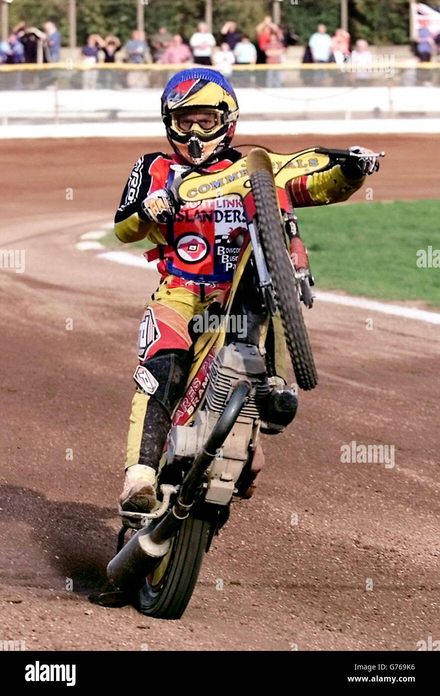 Speedway - Premier League Riders Championship - Belle Vue Stock Photo ...