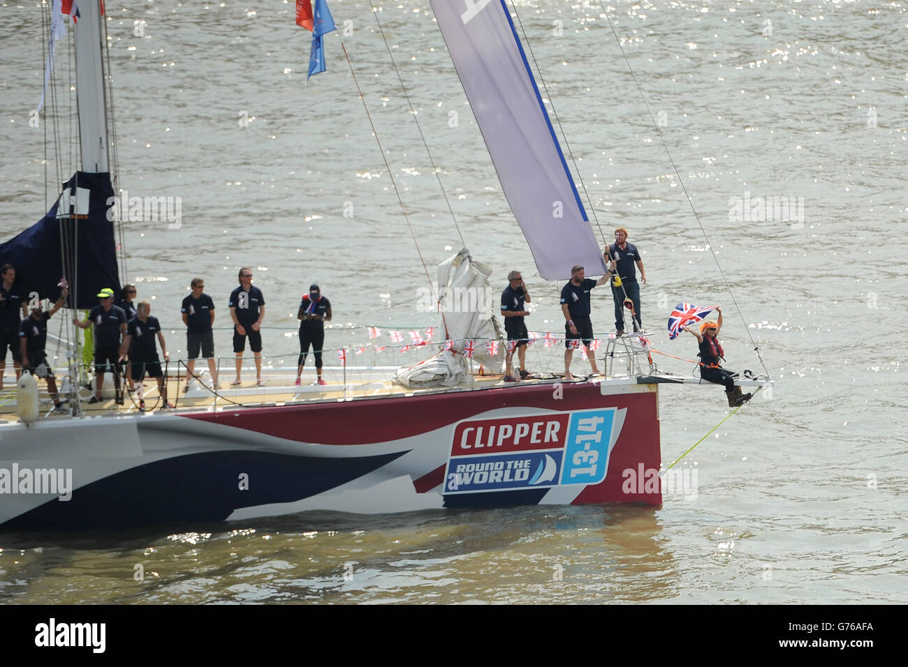 Crew members aboard great britain hi-res stock photography and images ...