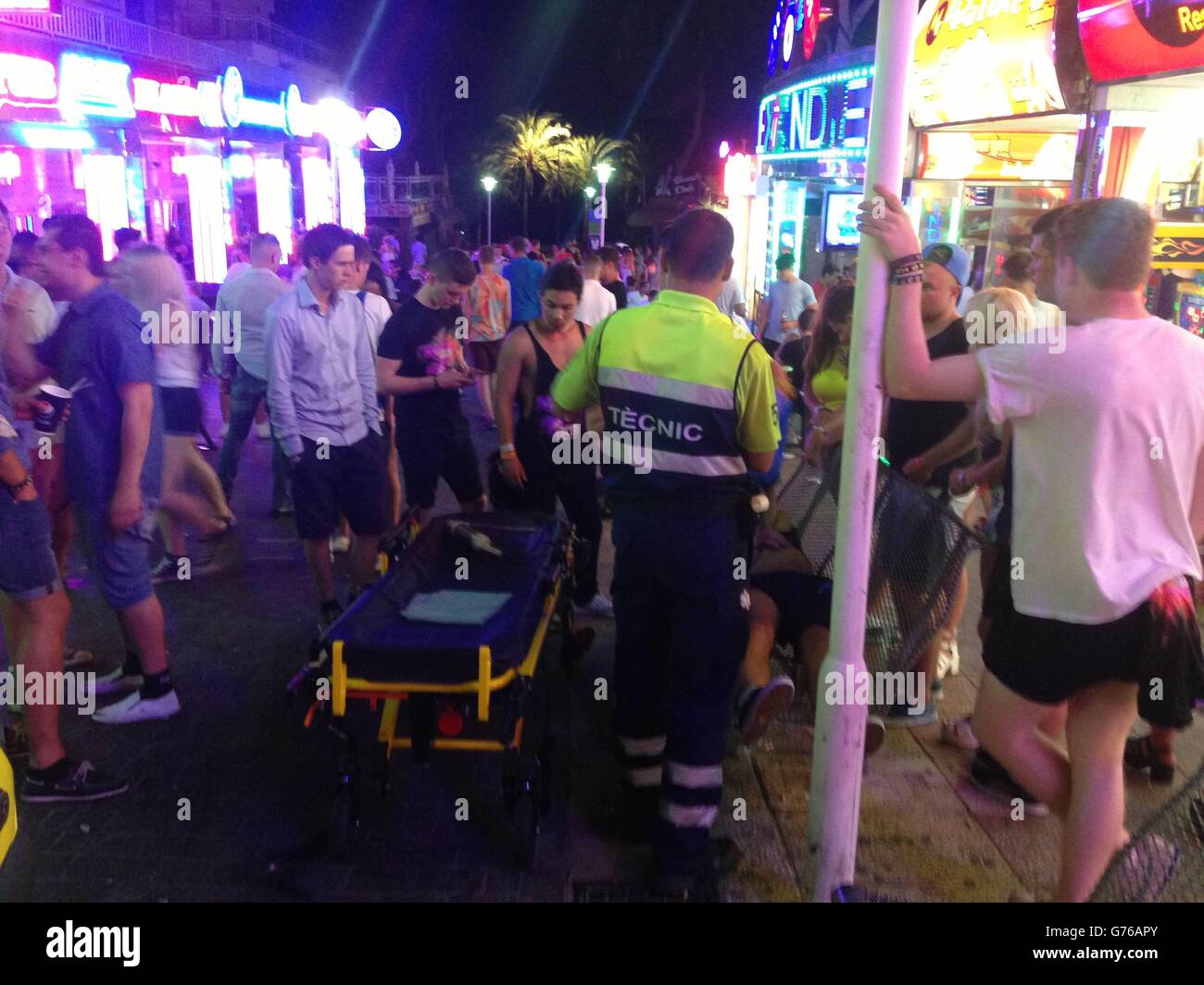Magaluf strip hi-res stock photography and images - Alamy