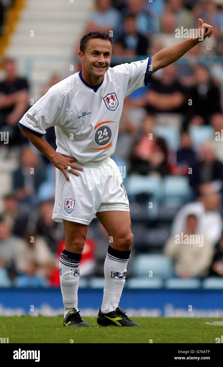 Denise Wise makes his debut for Millwall against Coventry, during their ...