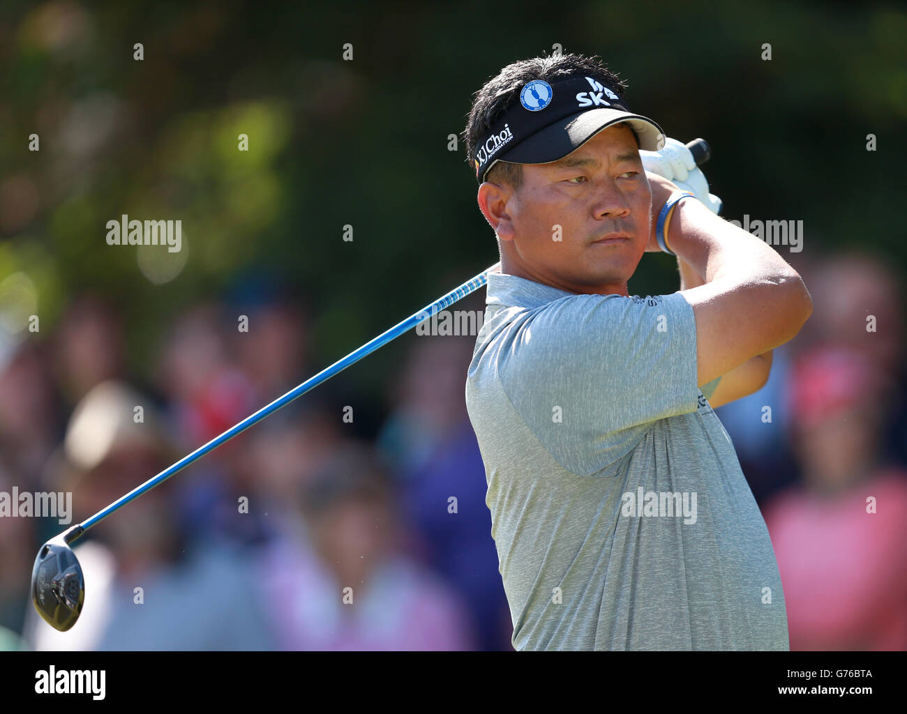 Korea's KJ Choi during day one of the 2014 Open Championship at Royal Liverpool Golf Club ...