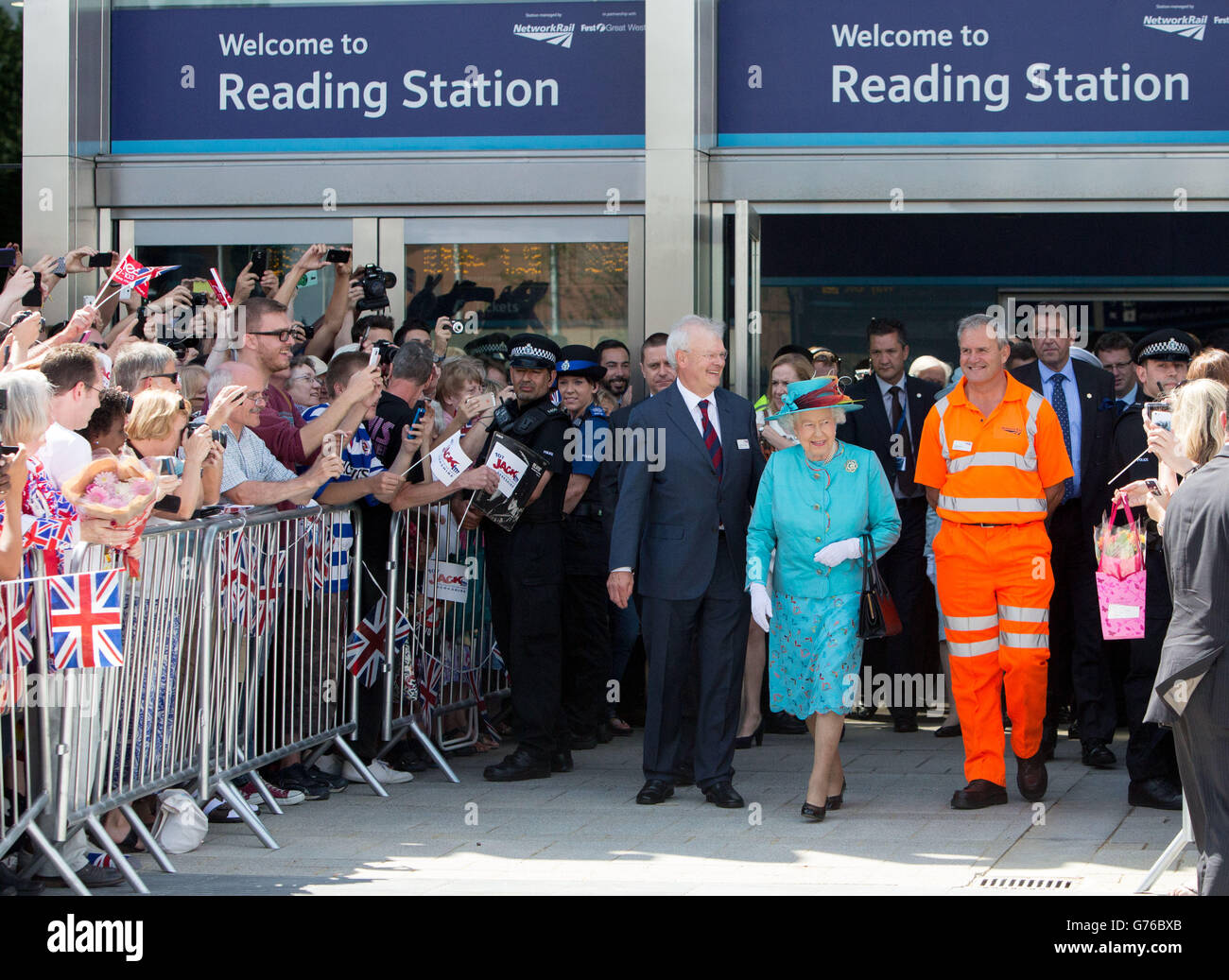 Reading Station official opening Stock Photo - Alamy