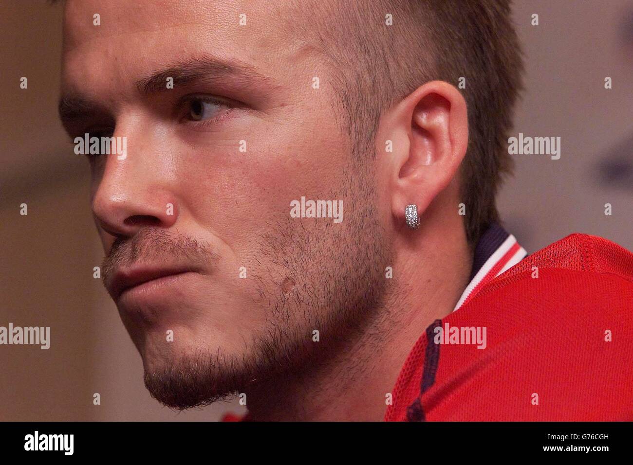 David Beckham at Kit Launch Stock Photo - Alamy