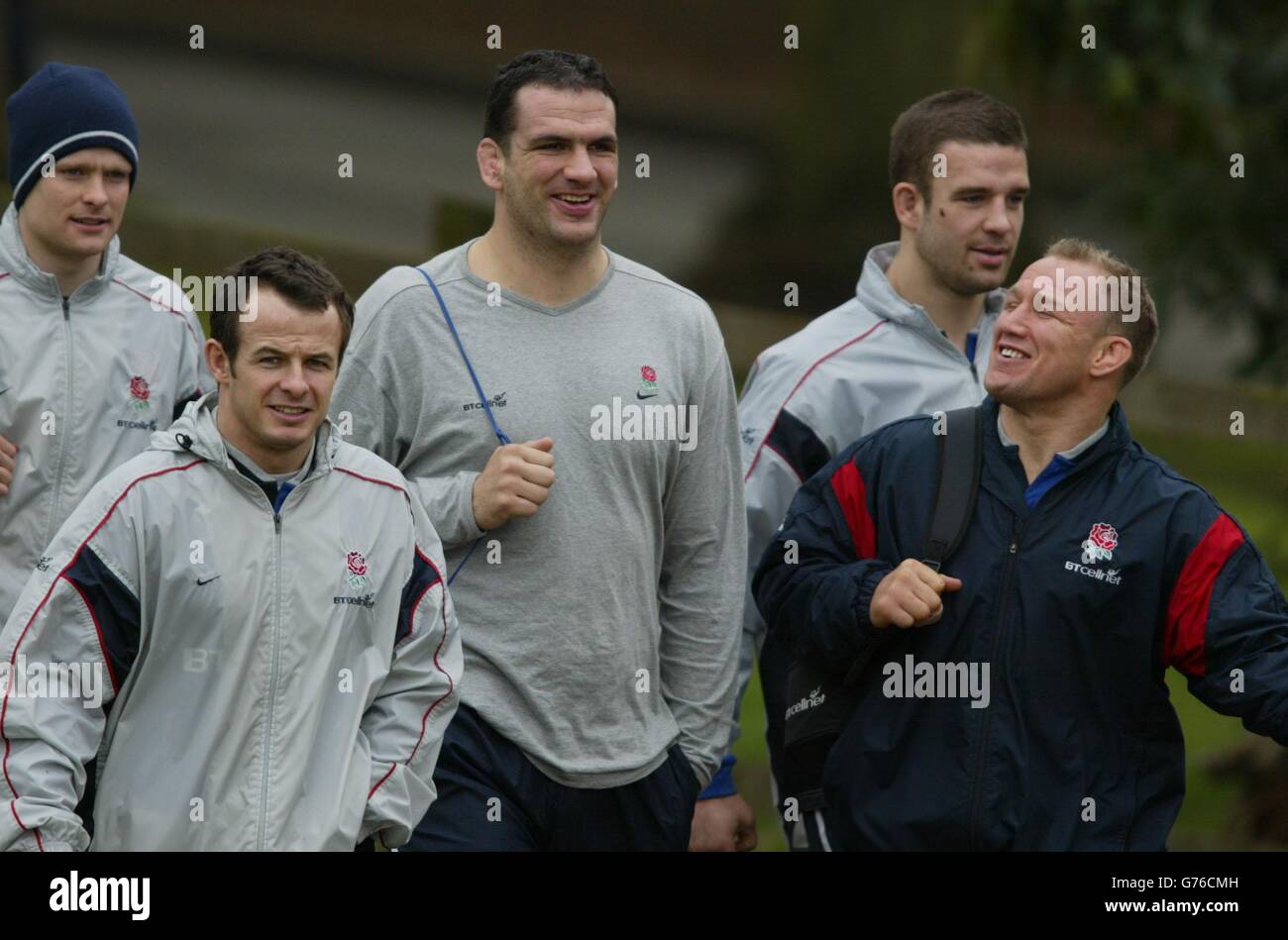 England Rugby Team Training Stock Photo - Alamy