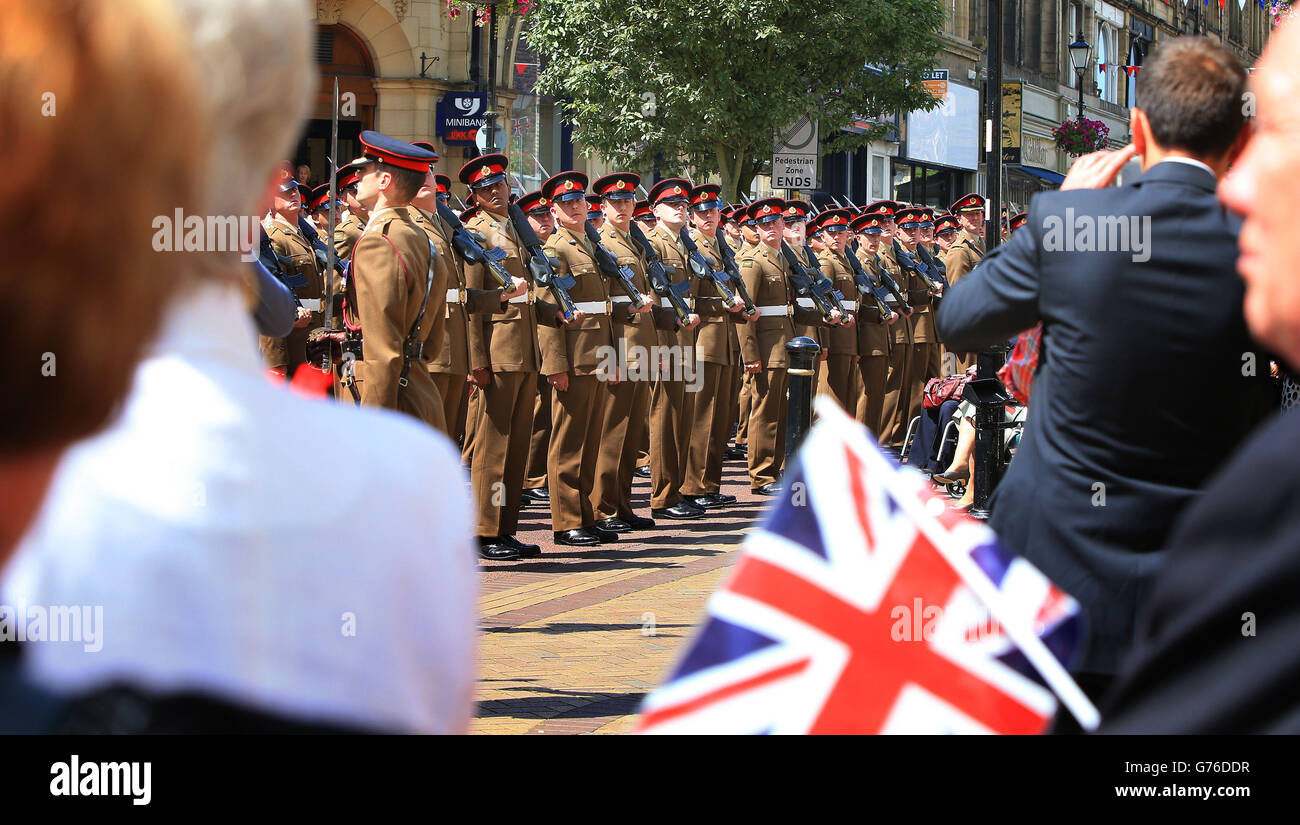 Duke of lancaster regiment hi-res stock photography and images - Alamy