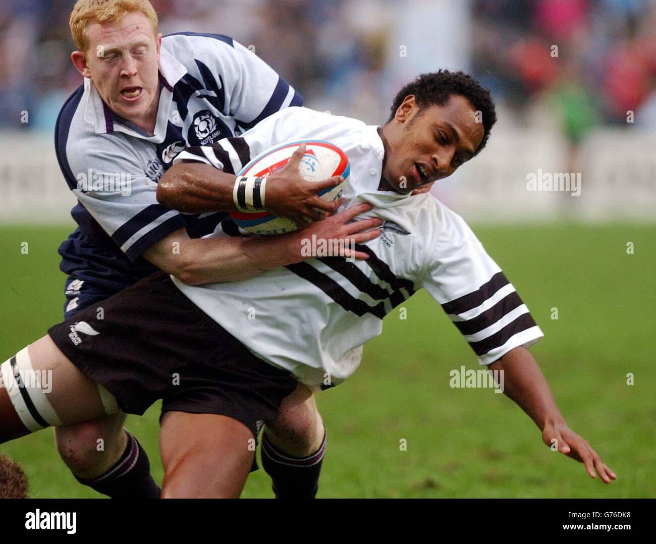 Sport rugby union action sevens 7s joe rokocoko hi-res stock ...