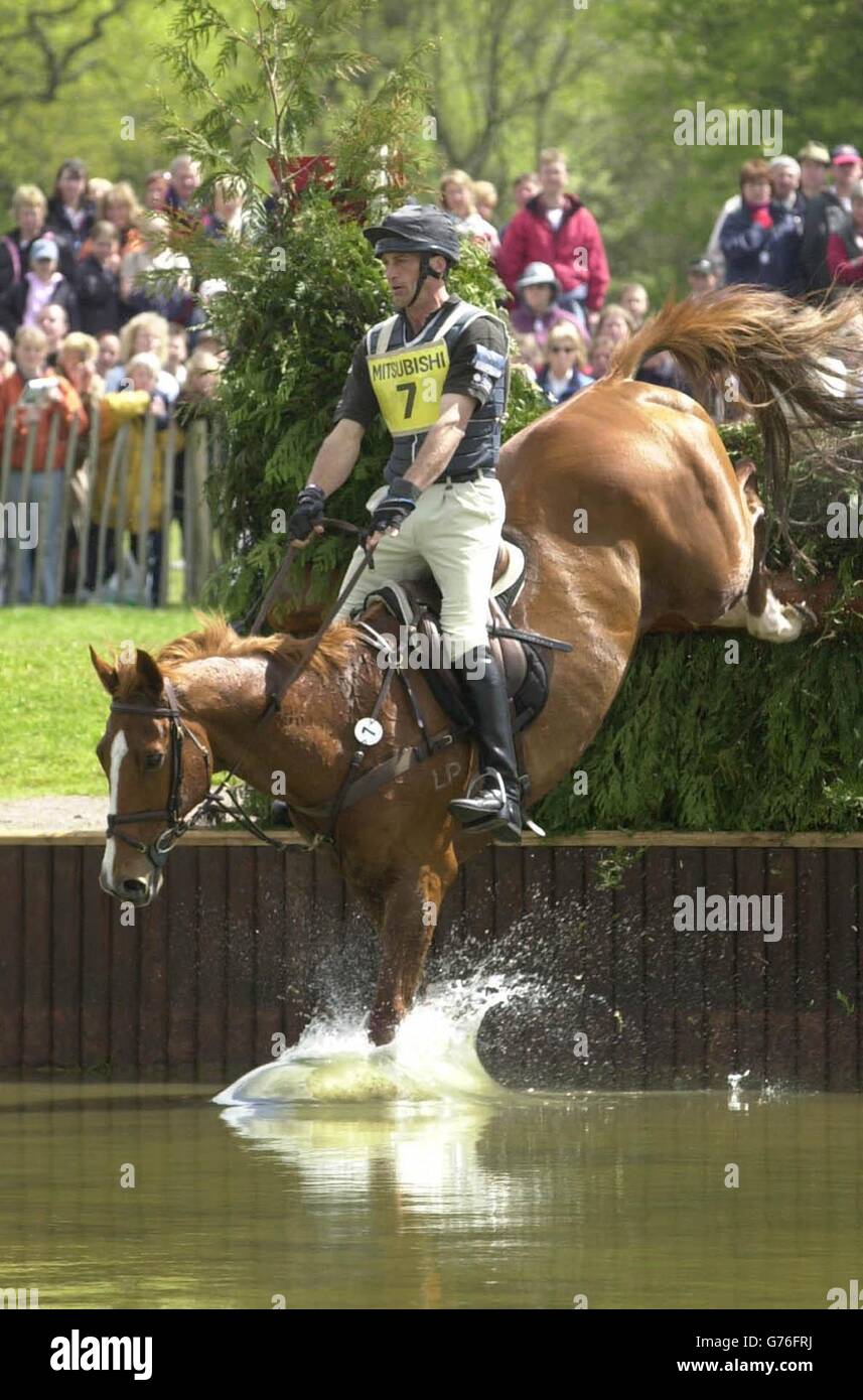 New York and Andrew Nicholson jump through the Lake during the Cross ...