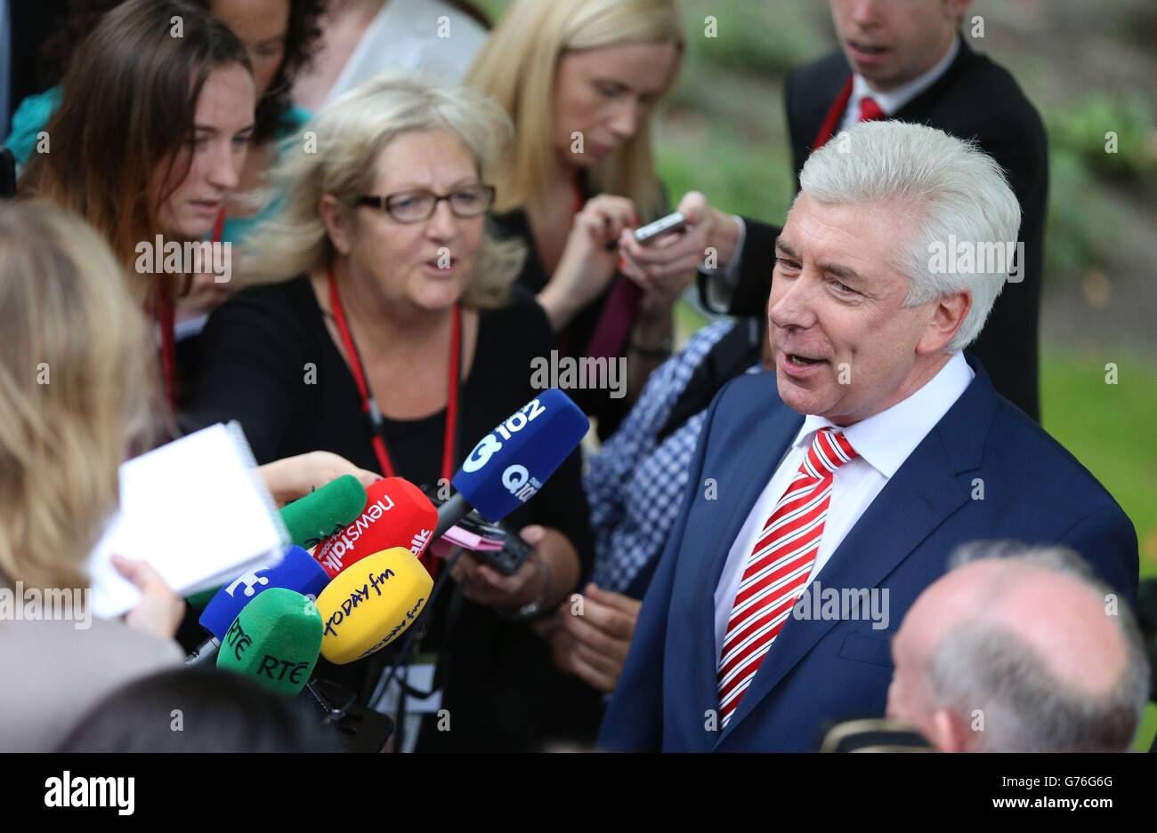 New Irish Labour Party leader Stock Photo - Alamy