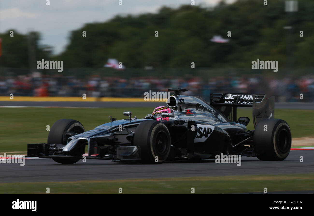 Mclarens jenson button 2014 british grand prix silverstone circuit hi ...