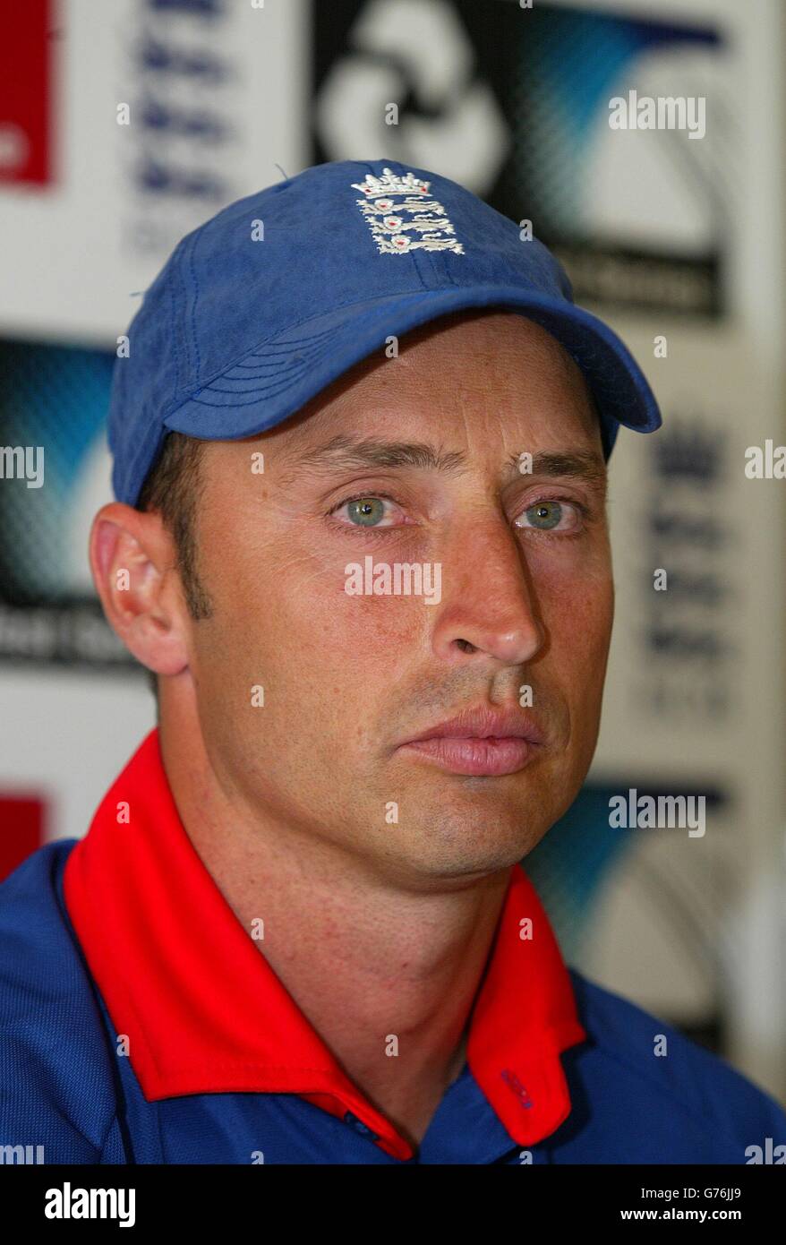 England cricket captain Nasser Hussain at a press conference at Trent ...
