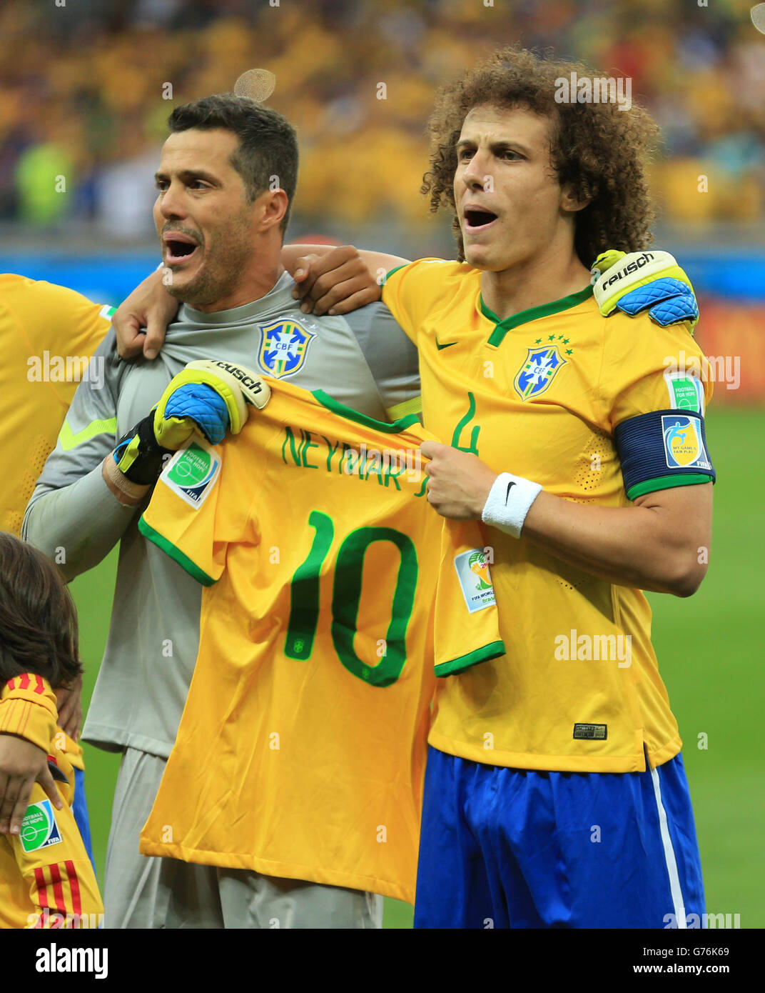 David Luiz And Neymar