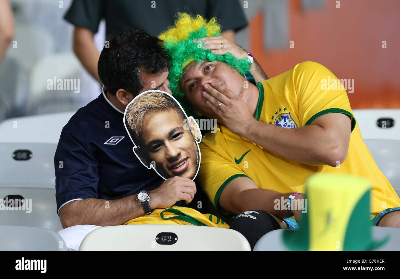 2014 brazil germany semi fans hi-res stock photography and images - Alamy