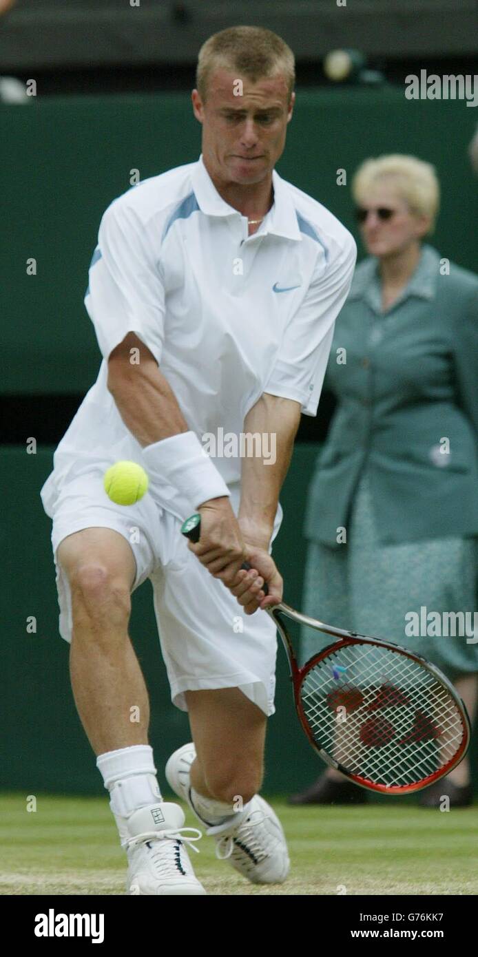 Lleyton Hewitt - Wimbledon Stock Photo - Alamy