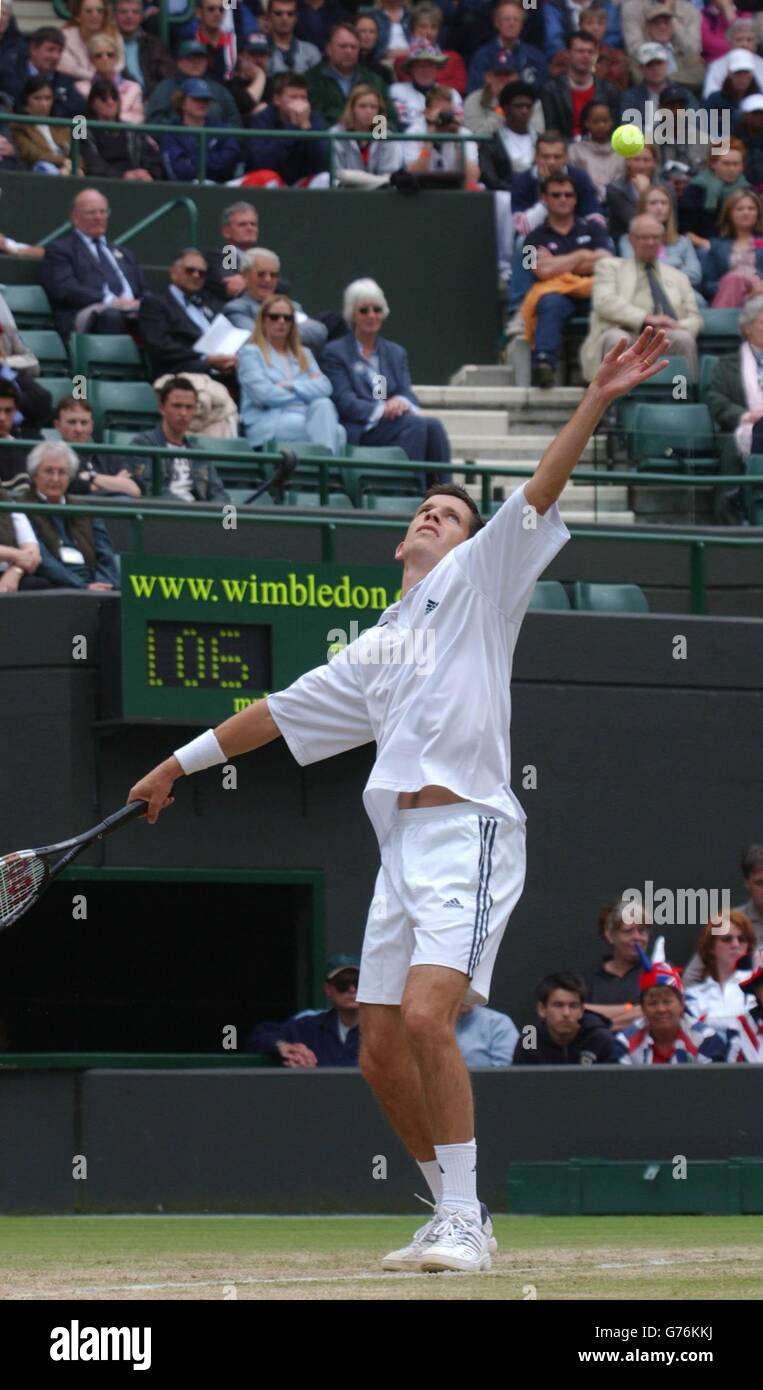 Tim Henman Wimbledon Stock Photo - Alamy