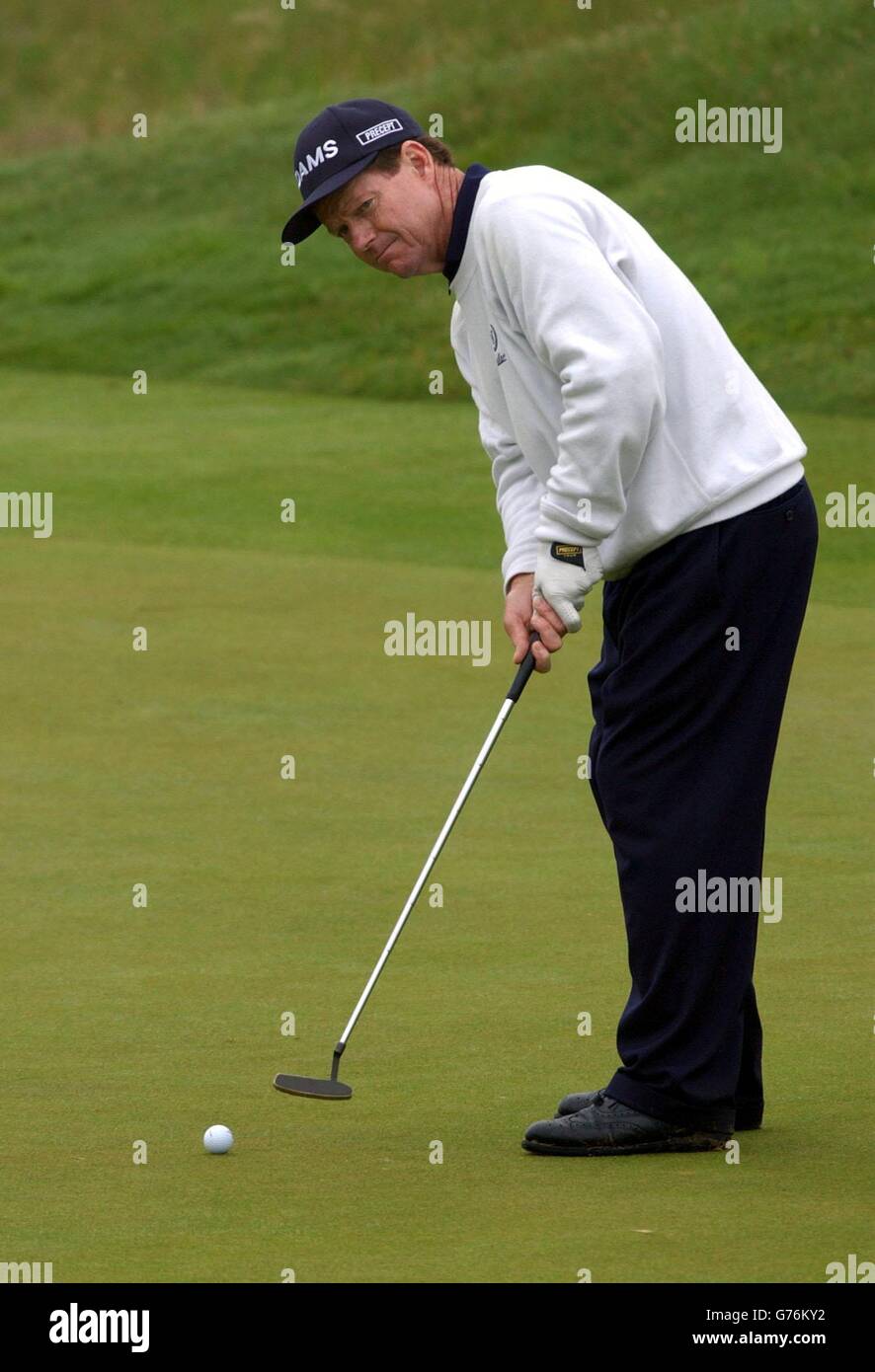 Tom Watson practice for Muirfield Open Championship. USA's Tom Watson ...