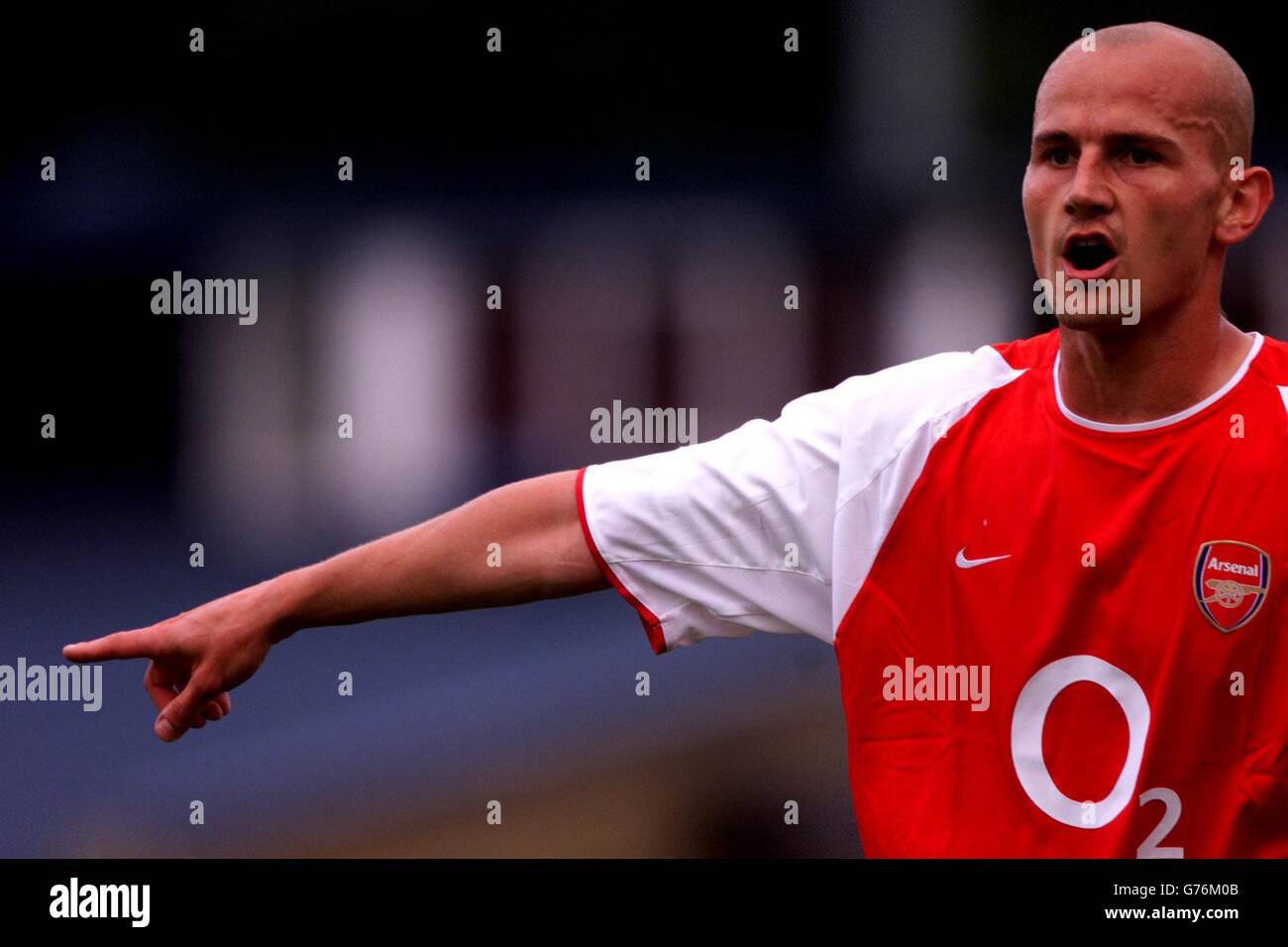 Arsenal's new signing Pascal Cygan, during pre-season friendly at ...
