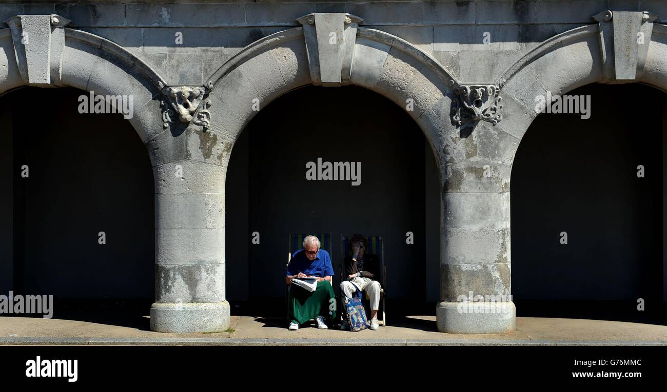 Summer weather July 10th Stock Photo - Alamy
