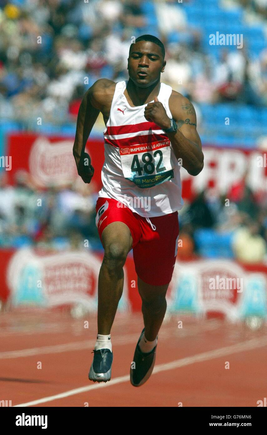 England's Mark Lewis Francis on his way to victory in the heat of the ...