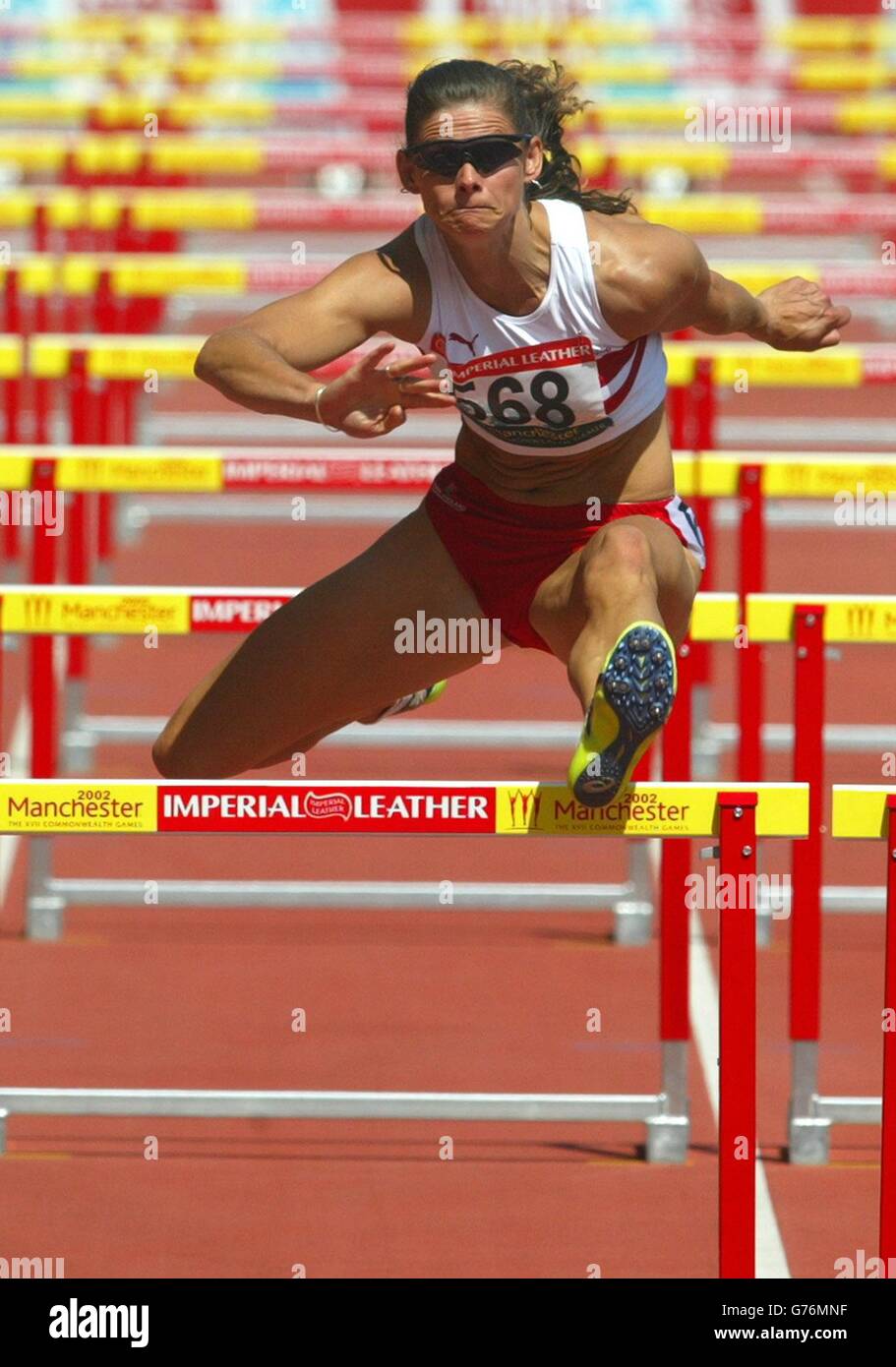 Kerry Jury - 100 metre hurdles - Commonwealth Games Stock Photo - Alamy