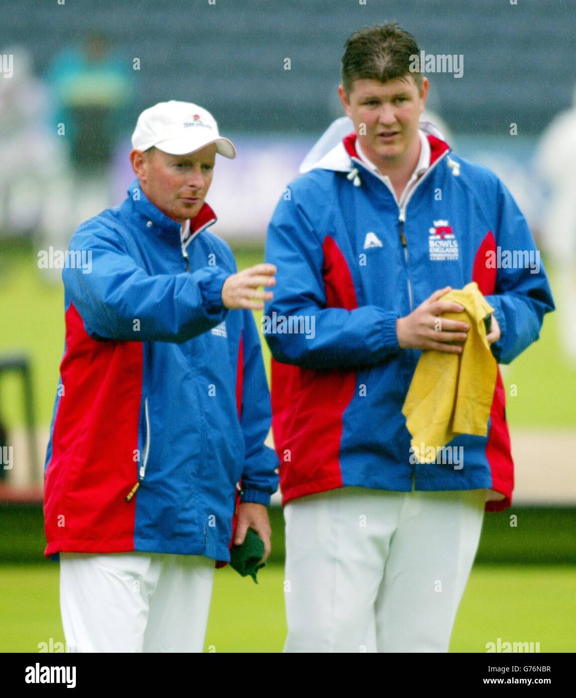 David Holt and Robert Newman - Lawn Bowls Stock Photo - Alamy