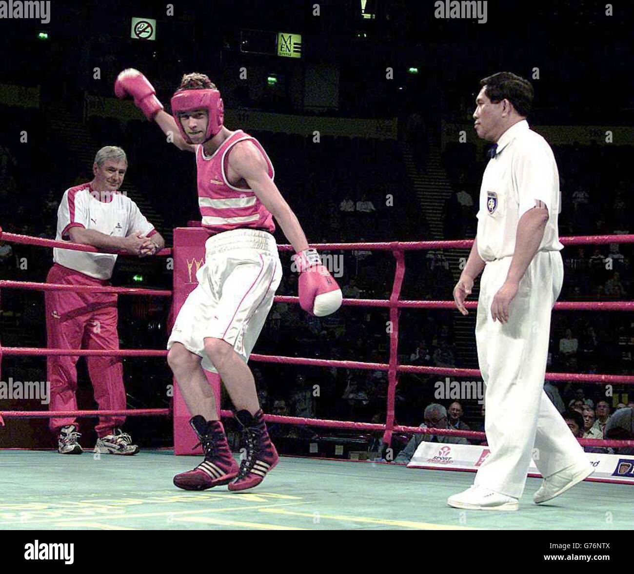 Barker Boxing Commonwealth Stock Photo - Alamy